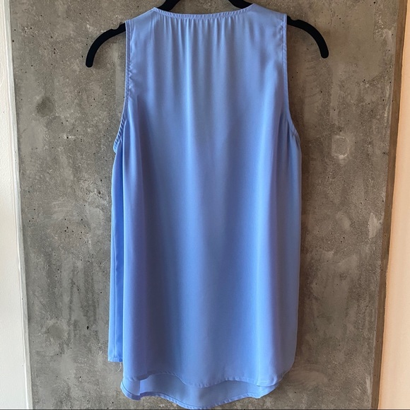 fun 2 fun | Tops | Fun 2 Fun Periwinkle Sleeveless Vneck Blouse | Poshmark